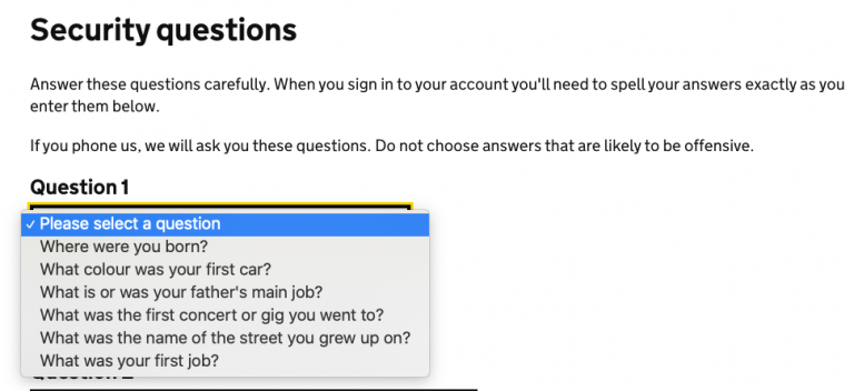 Security questions – Stéphanie – Blog