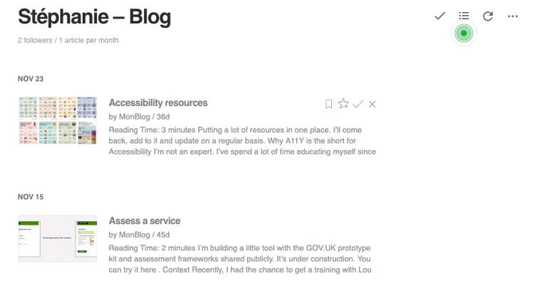 Subscribe to the blog – Stéphanie – Blog